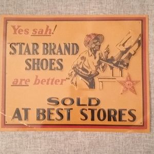 Art | Vintage Black Americana Tin Signs | Poshmark